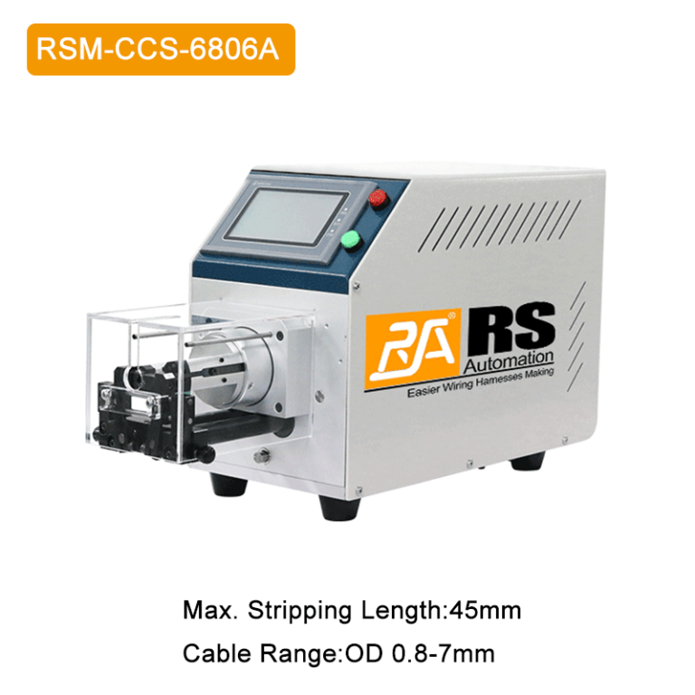 Semi-automatic Coaxial Cable Stripping Machine RSM-CCS-6806A - RSAC