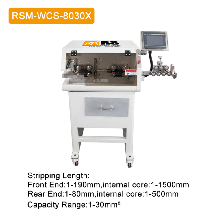 Sheath Cable Cutting & Stripping Machine RSM-WCS-8030X - RSAC